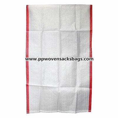 China 100% Virgin PP Sugar Packing Bags - 50kg Capacity Woven Polypropylene Sacks 51x84cm 73g/m² for sale