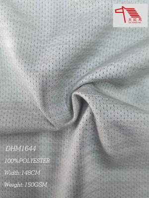 China 150GSM 100% Polyester Knitted Fabric Butterfly V Mesh Breathable Lightweight for Sportswear for sale
