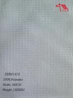 China Double Face 100% Polyester Knitted Fabric 120GSM with Vertical Stripe Bright Yarn for sale