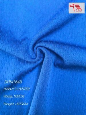 China 160GSM Polyester Birdseye Fabric Double Face Quick Dry Moisture Wicking for Sportswear for sale