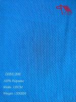 China Quick Dry Elongated Birdseye Mesh Fabric 130GSM Moisture Wicking for Sportswear T Shirts for sale