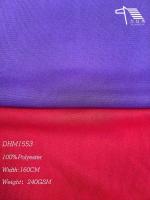 China 240GSM Polyester Single Jersey Fabric 1x1 Rib High Stretch Recovery for Cuffs Hems for sale