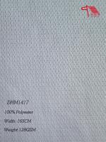 China Lightweight Weft Knit Mesh Fabric 128GSM Breathable 280-340 CFM for sale