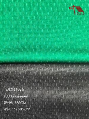 China 150GSM 100% Polyester Knitted Fabric Birdseye Double Sided Breathable Two Tone for Sportswear for sale
