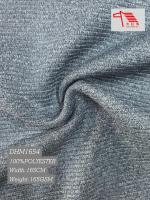 China Heather Horizontal Stripe Cationic Polyester Fabric Soft Hand 165GSM for Sportswear for sale
