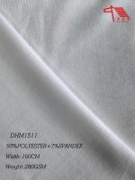 China Sportswear Stretch Knit Fabric One Side Brushed One Side Plain 280GSM 93% Polyester 7% Spandex for sale