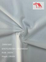 China Transverse Mesh 82% Polyester 18% Spandex Fabric 135GSM 4 Way Stretch for Sportswear for sale