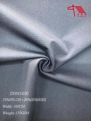 China 170GSM 4 Way Stretch Fabric Double Face Nylon Spandex Check Plain for Sportswear for sale