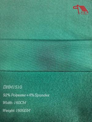 China 160GSM Soft Stretch Brushed Polyester Spandex Fabric Moisture Wicking for Sportswear for sale