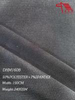 China 240GSM Polyester Spandex Fabric Stretch Pique Knit 93 7 Blend Moisture Wicking for Sportswear for sale