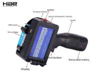 China 300dpi Handheld Inkjet Printer Thermal Foam Expiry Date Coding Machine for sale