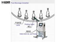 China 4 Lines Industrial Small Characater Inkjet Printer , Expiry Date Printing Machine On Plastic Bottle for sale