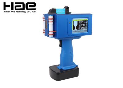 China Blue Automatic Spray Manual Operation Hand Held Inkjet Marker Expiry Date Print for sale