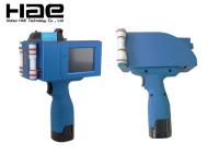 China Continuous Portable Industrial Handheld Inkjet Printer , Box Expiry Date Printing Machine for sale