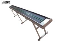 China 250 M Width Stainless Rack Rubber Belt High Stablity Step Motor Industrial Conveyor Belts for sale
