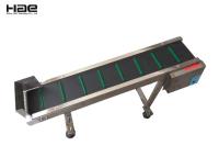 China 250 M Width Stainless Rack Rubber Belt High Stablity Step Motor Industrial Conveyor Belts for sale