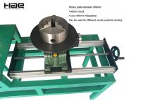 China Flanges Dot Peen Marking Machine , 500W 30-40mm / S Dot Pin Marking Machine for sale