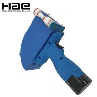 China Blue Touch Screen Handheld Inkjet Printer For Carton Mark Batch Coding Lot Number for sale