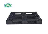 China PP Rackable Plastic Pallets Single Face 6 Runners 1200*800*135MM Euro Standard for sale