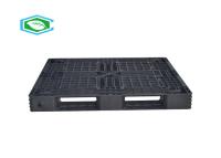 China PP Rackable Plastic Pallets Single Face 6 Runners 1200*800*135MM Euro Standard for sale