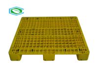 China Virgin HDPE Single Faced Pallets , Heavy Duty Plastic Pallets 1300*1100*150 Rotomolded for sale