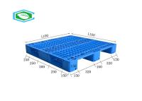 China Food Grade Warehouse Plastic Pallet HDPE PP Material Reusable Global Shipment Essentials for sale