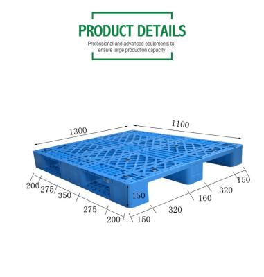 China Anti Slip Heavy Duty Plastic Pallets , Molded Plastic Pallets Large Load Capacity for sale