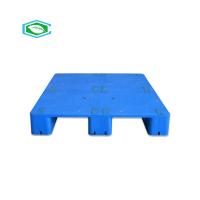 China 1210 Reusable Plastic Pallets Steel Tube Reinforced Anti UV Long Using Life Single Face for sale