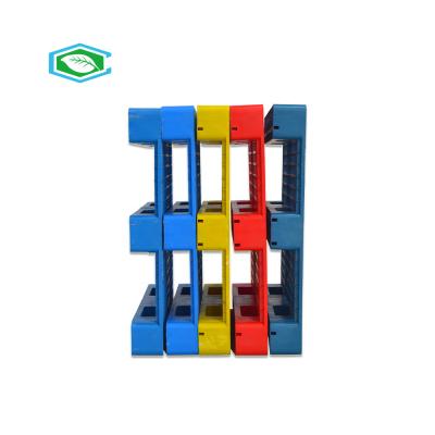China Logistic Plastic Standard Pallets 1200 x 1000 Reinforced Steel Tubes Single Injection Molded for sale
