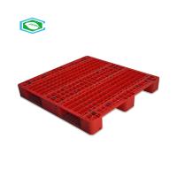 China Logistic Plastic Standard Pallets 1200 x 1000 Reinforced Steel Tubes Single Injection Molded for sale