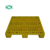 China Hygiene Single Faced Pallets , Plastic Skids Pallets Anti Corrosive Mildew Resistance Long Life for sale