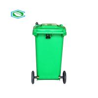 China Heavy Duty Plastic Outdoor Trash Cans Customized Color Environmentally Friendly for sale