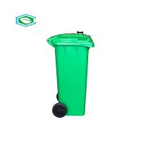 China Sleekly 26 Gallon Trash Can HDPE Material Reinforced Drag Skids Heavy Duty for sale