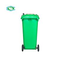 China Sleekly 26 Gallon Trash Can HDPE Material Reinforced Drag Skids Heavy Duty for sale