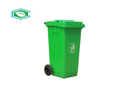 China Urban 26 Gallon Trash Can Outdoor Garbage Bins With Lids And Solid Rub Wheels for sale