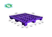 China Eighteen Legs Heavy Duty Industrial Plastic Pallets For Logistic Transport for sale