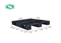 China Huge Load Capacity Rackable Plastic Pallets For Warehouse And Logistics Turnover for sale