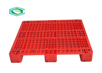 China Single Faced Stackable Reinforced Plastic Standard Pallets Of Mesh Surface For Transport for sale