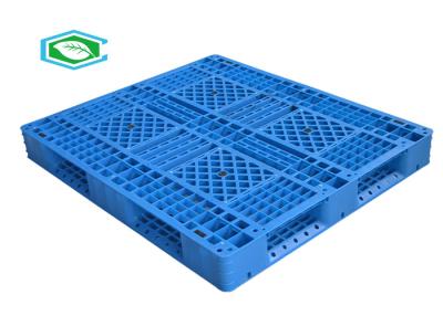 China 100% Virgin Hdpe Anti - Skid Rackable Plastic Pallets With Six Runners for sale