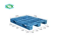 China 3 Runners Anti Skidding Customized Plastic Skids Pallets With Various Applications for sale