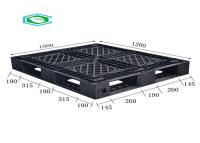 China Thermoplastic Materials Rackable Plastic Pallets , Heavy Duty Plastic Skids for sale
