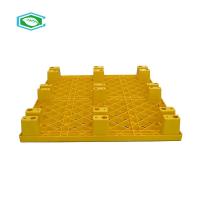 China Stackable And Nestable Lightweight Plastic Pallets , Four Way 18 Legs Hdpe Plastic Pallets for sale