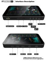 China Hdmi Pro Broadcast Video Switcher Mixer Encoder Android CPU Based For Live Streaming for sale
