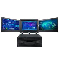 China All In One Industrial Touch Screen Computer PCS Triple 1080P LCD Screen for sale