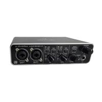China UMC202HD Professional Live Streaming High End USB External Sound Audio Card Computer Recording Guitar for sale