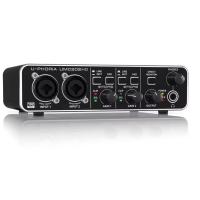 China UMC202HD Professional Live Streaming High End USB External Sound Audio Card Computer Recording Guitar for sale