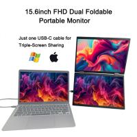 China 15.6'' Portable USB C Dual Screen Monitor With IPS Panel 60Hz Refresh Rate for sale