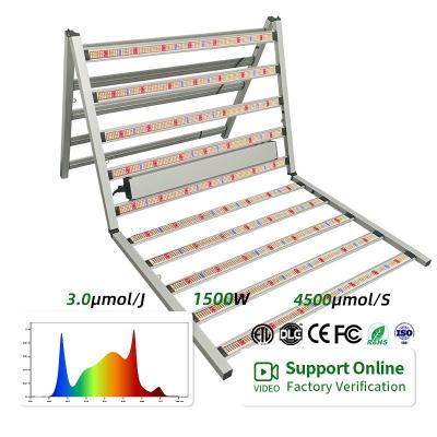 China Commercial Foldable LED Grow Lights 1500 Watt Plant LED Grow Lights For Seed Starting for sale