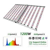 China ANDY 12 Bar Full Spectrum Hydroponic Led Grow Light 1200W Commercial Vertical Farm LM281B for Tomato Medical Plants for sale