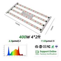 China 400W Grow Lights LED Commercial Full Spectrum Wholesale SAMSUNG Grow Lights 4 Bar for Indoor Growth for sale